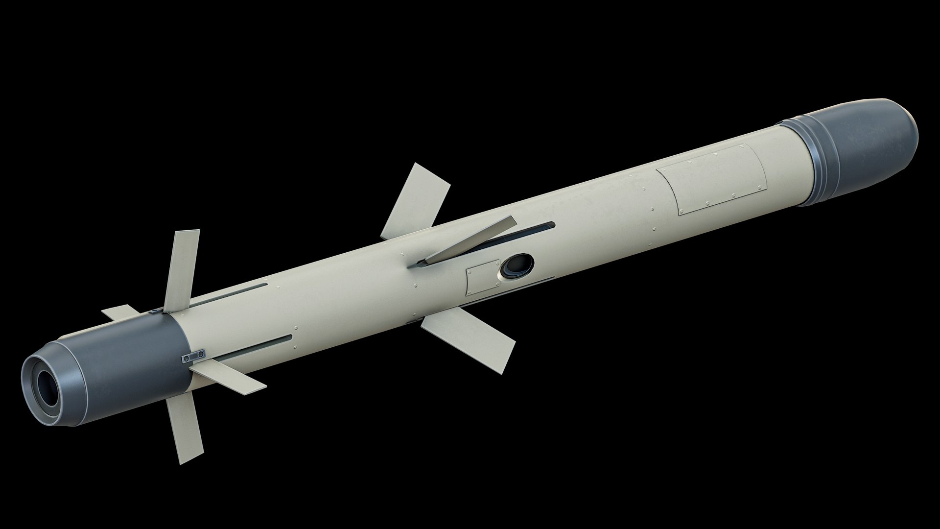 3D Missile SPIKE ER2 PBR Model - TurboSquid 2319158