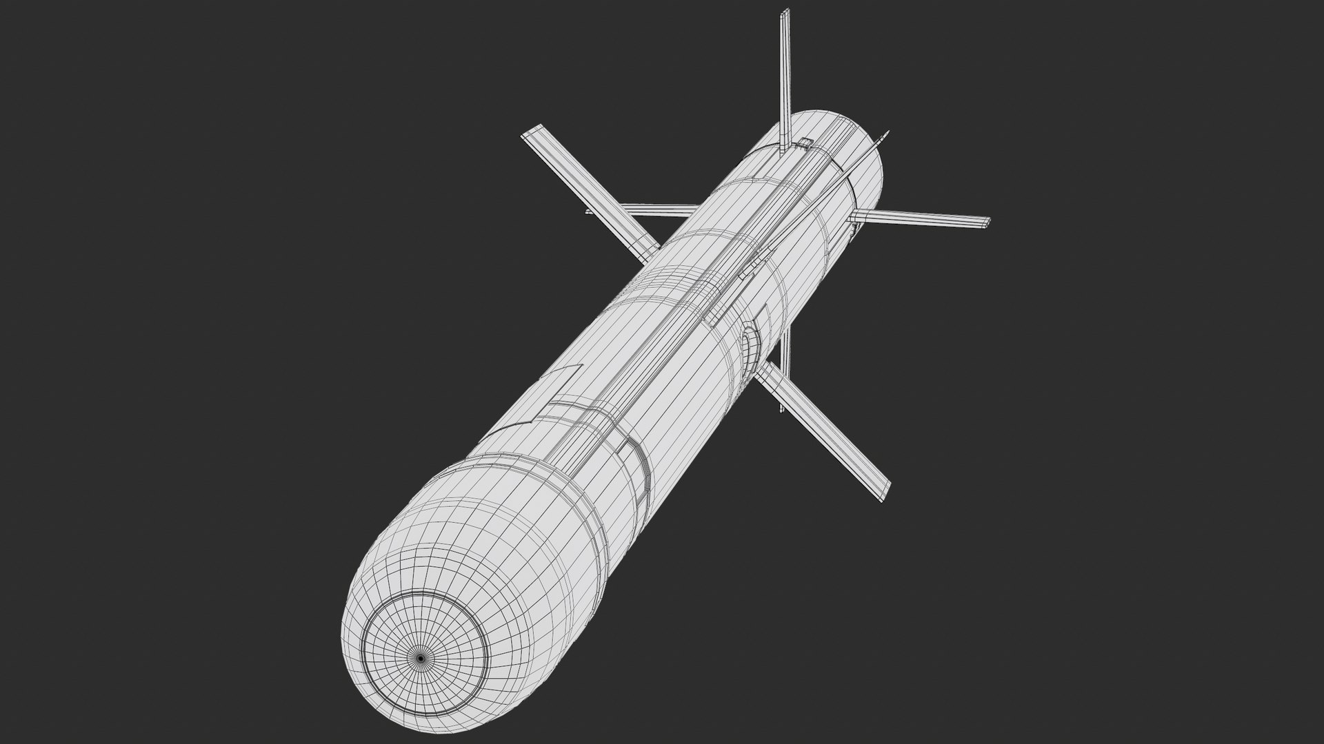3D Missile SPIKE ER2 PBR Model - TurboSquid 2319158