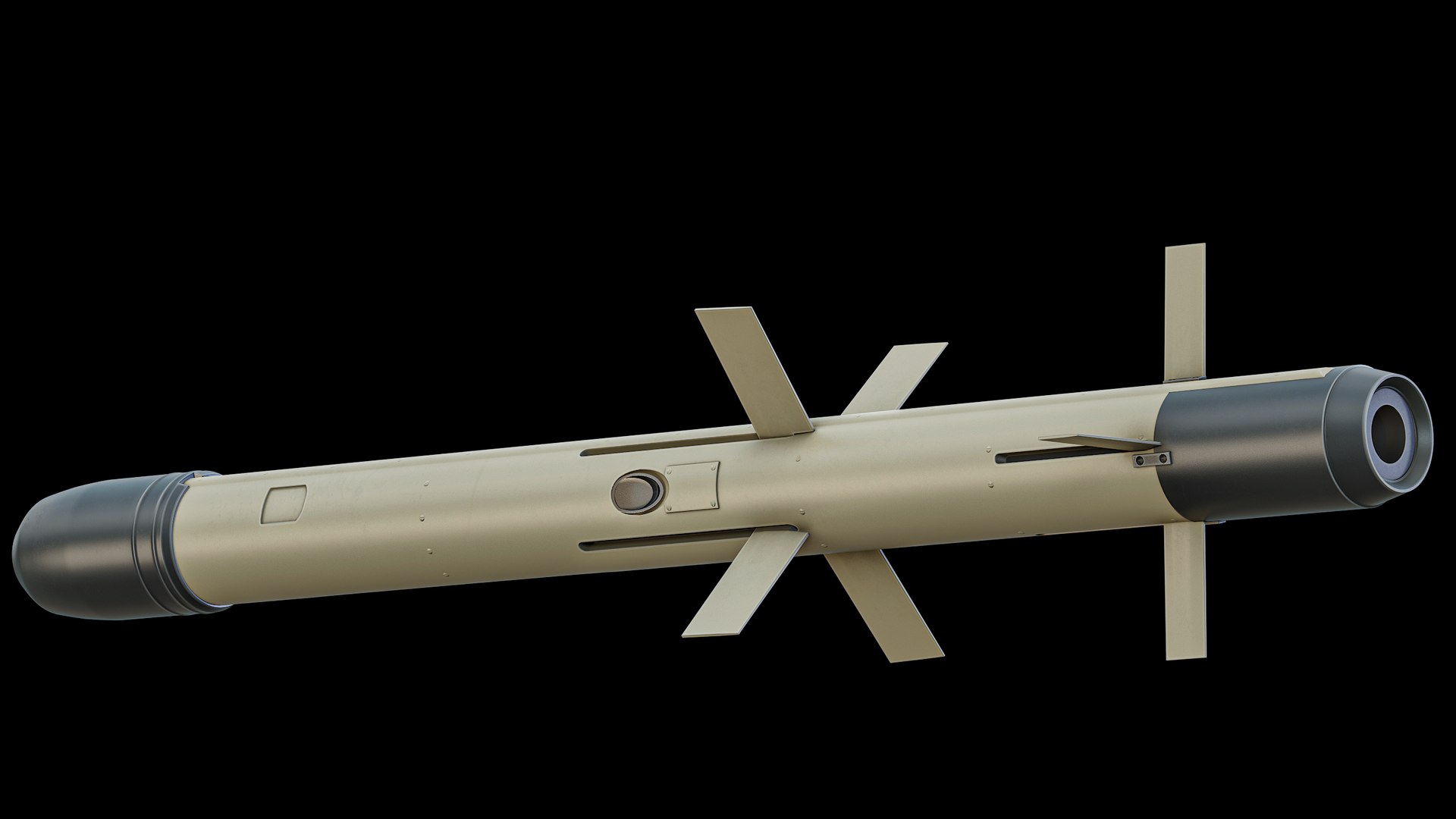 3D Missile SPIKE ER2 PBR Model - TurboSquid 2319158