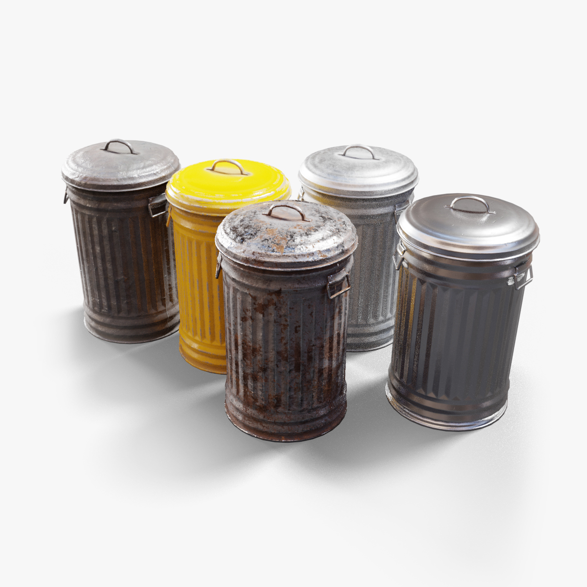3D Trash Bin - TurboSquid 1820947
