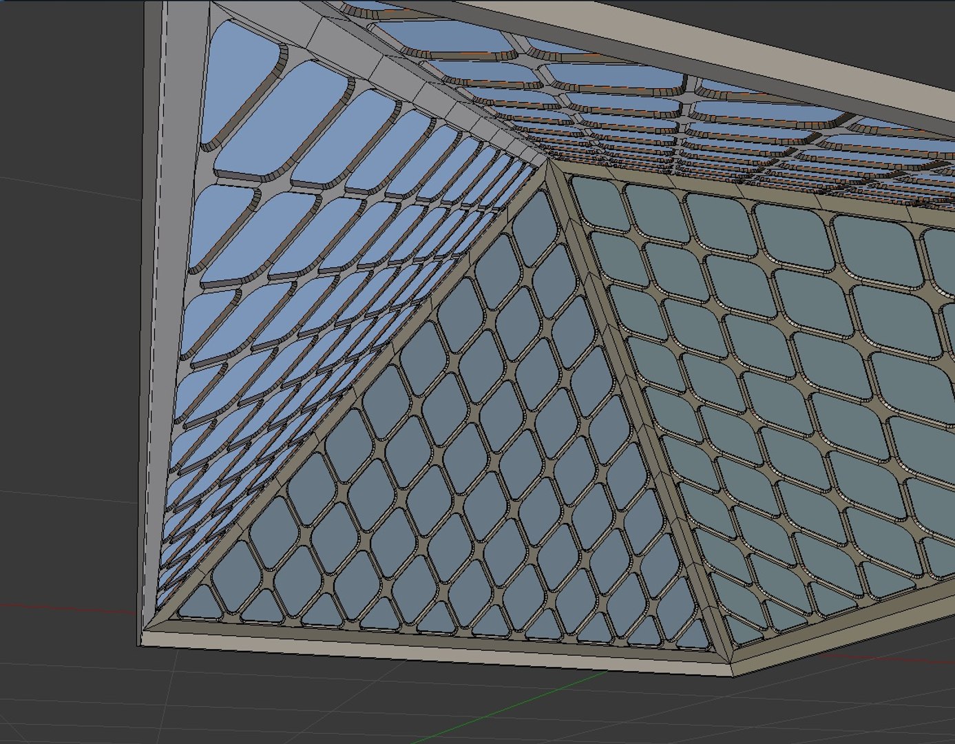 3d Small Pyramid Smooth Frames