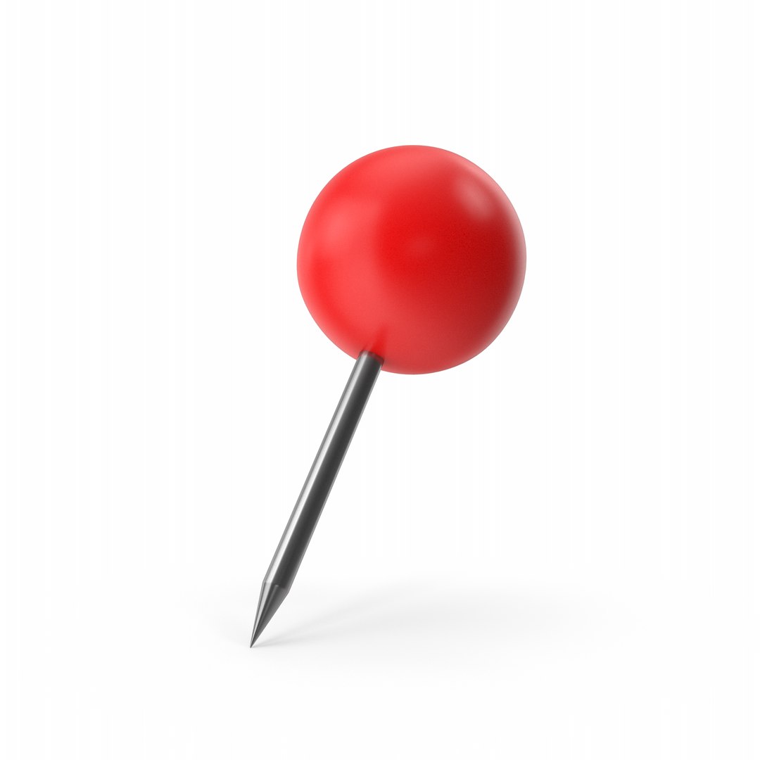 Sphere Push Pin Model - TurboSquid 2106661