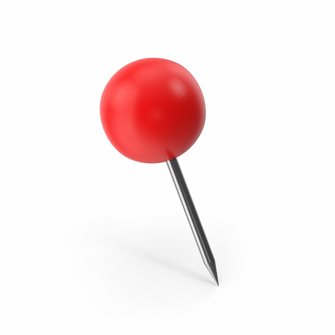 Sphere Push Pin Model - TurboSquid 2106661