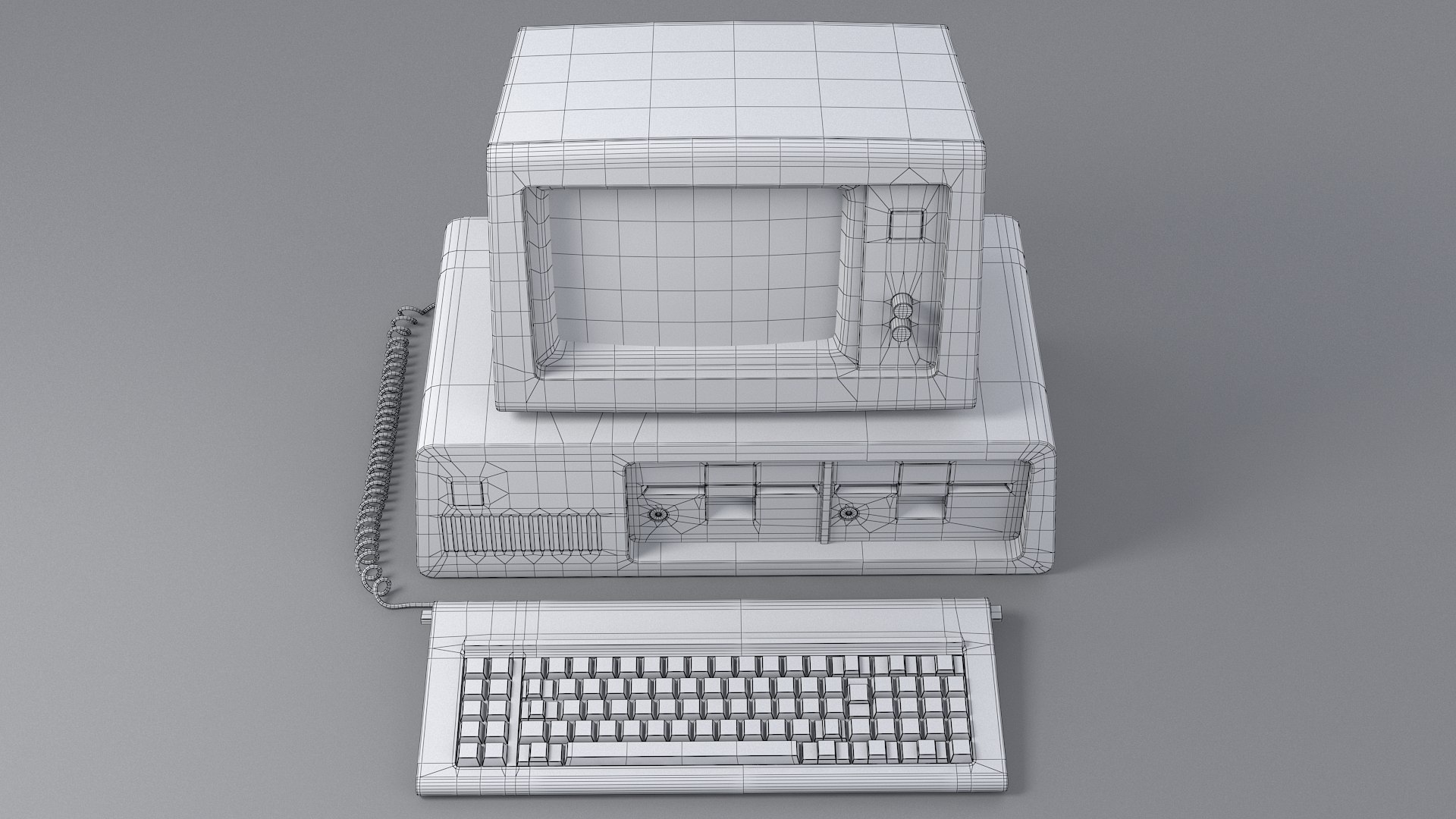 3d Retro Computer