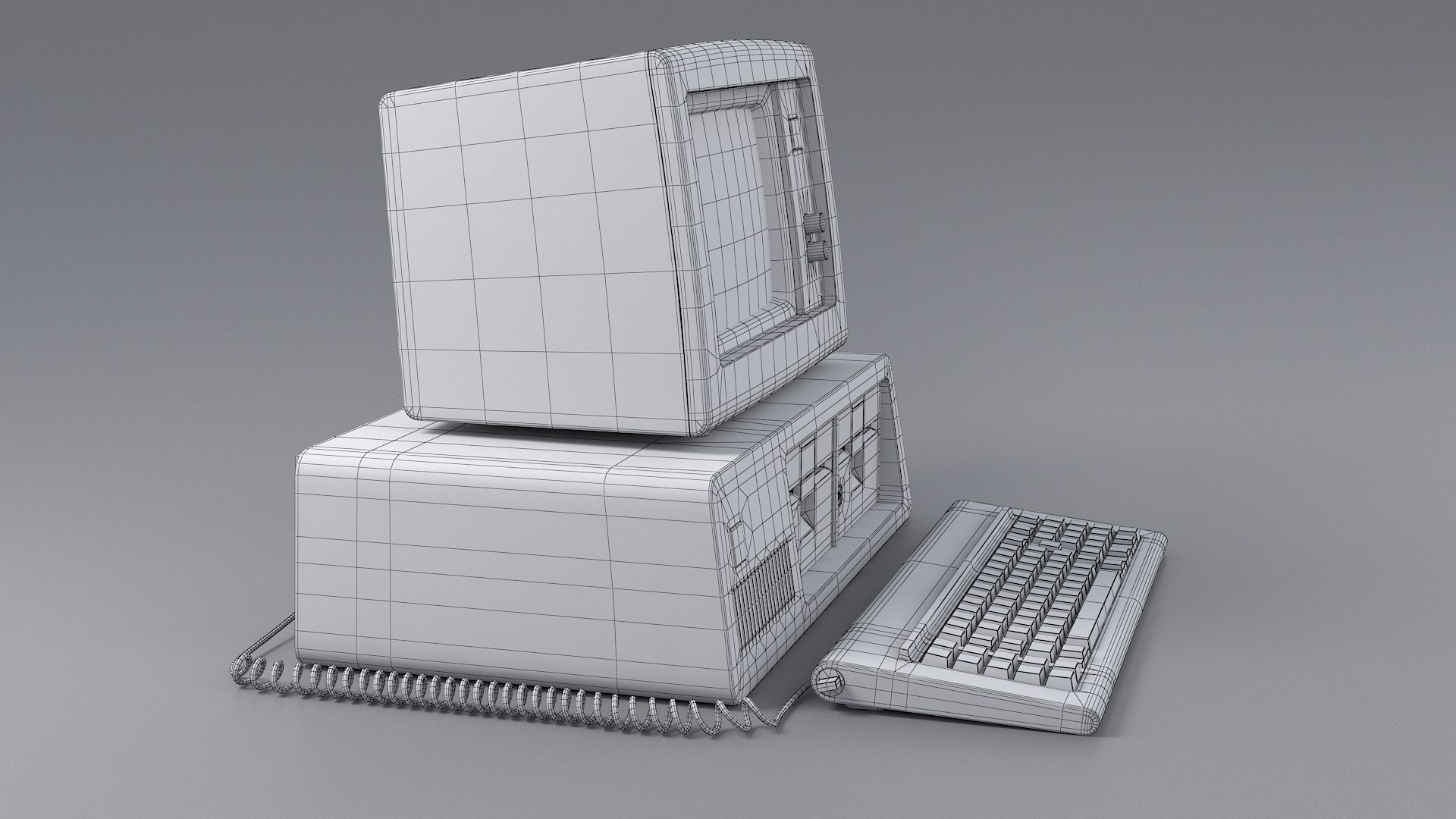 3d Retro Computer