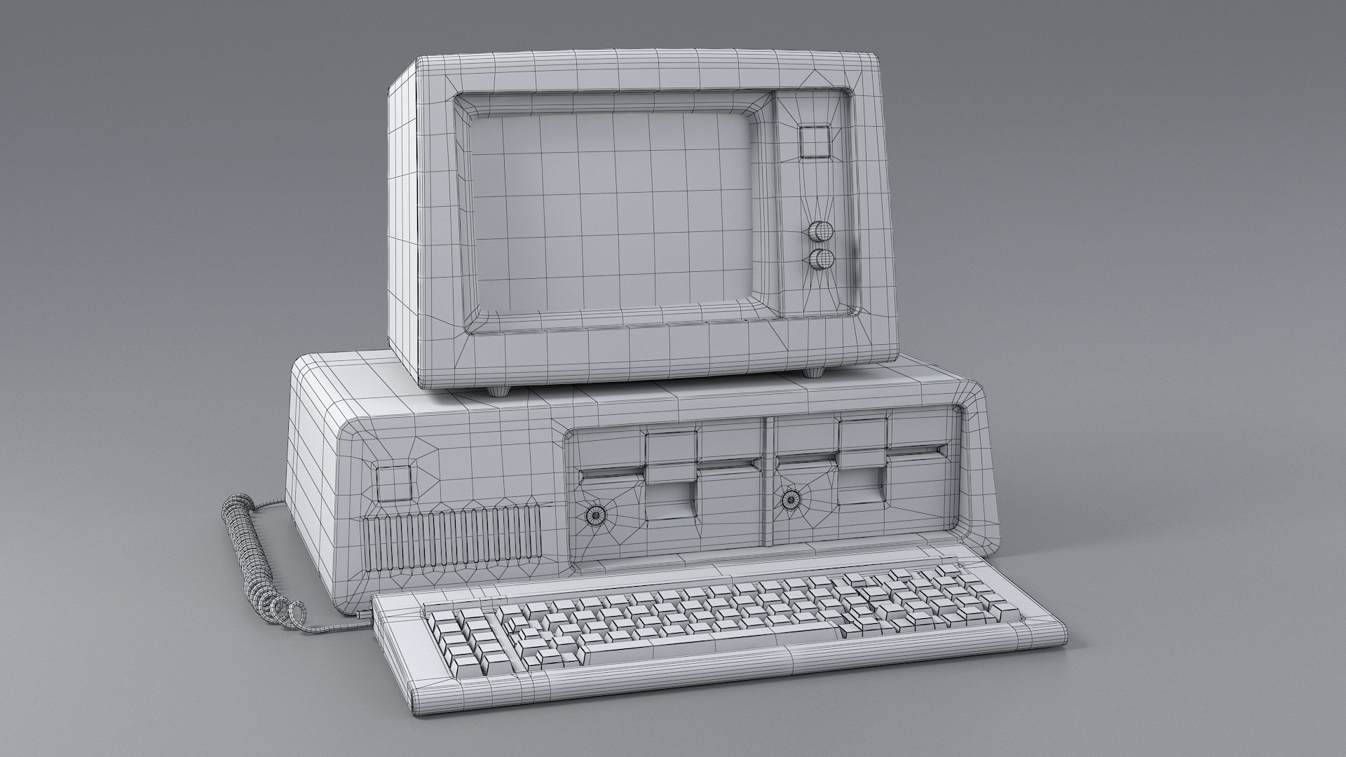 3d Retro Computer