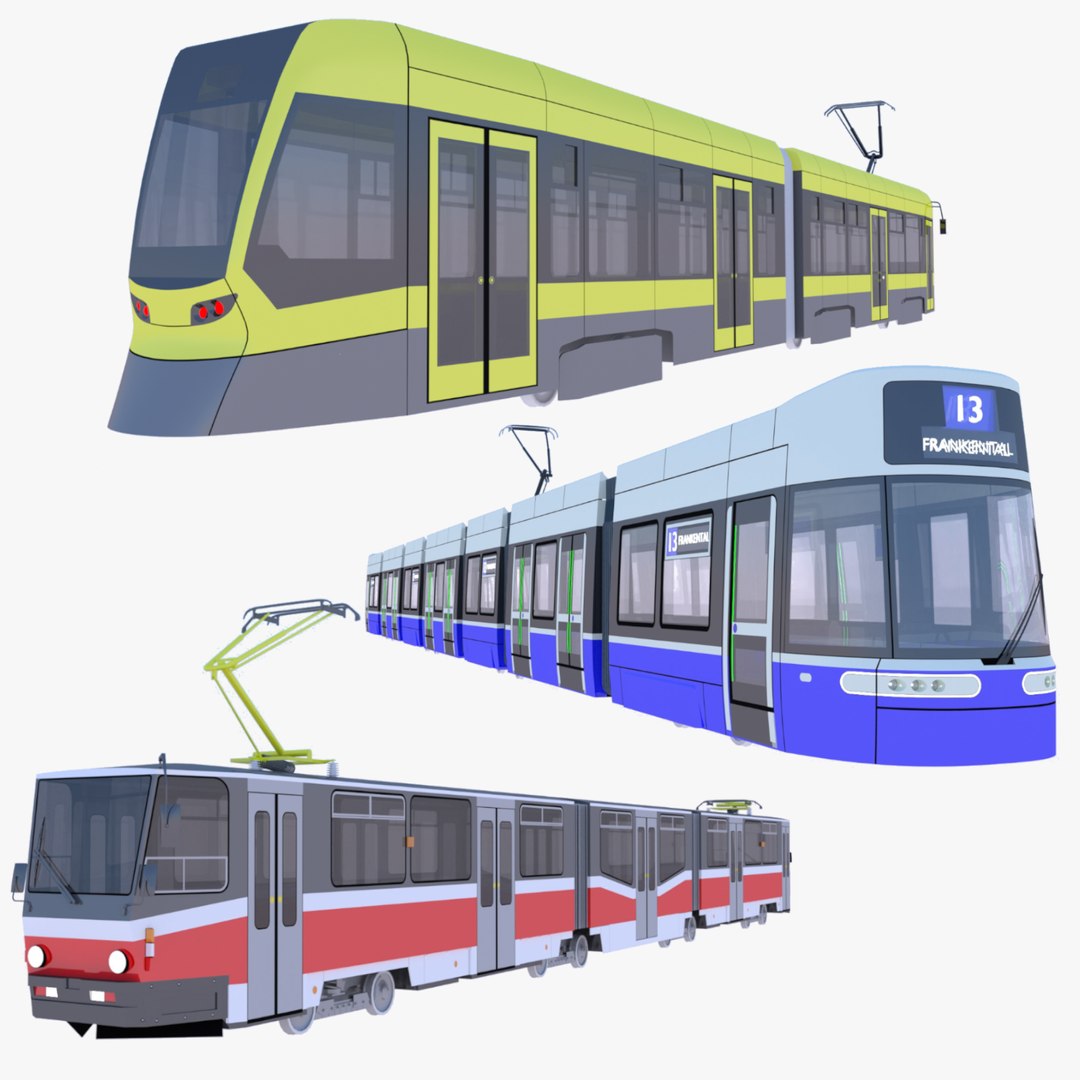 European Trams Collection 3D Model - TurboSquid 2343996