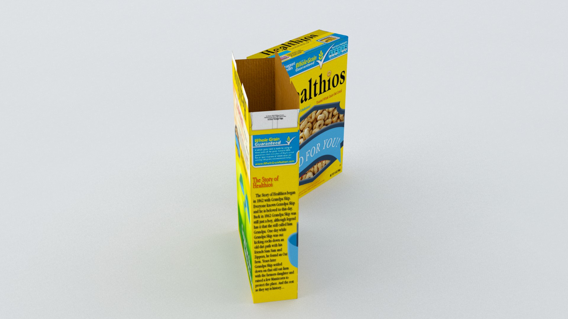 Cereal Box 3d Model