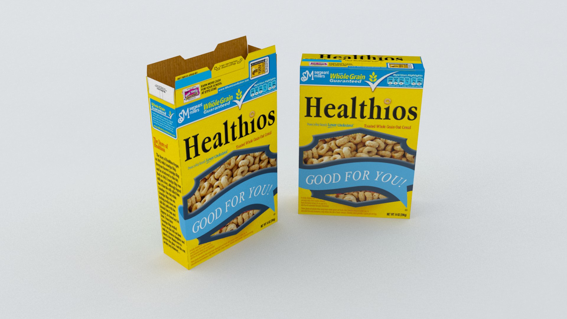 Cereal Box 3d Model
