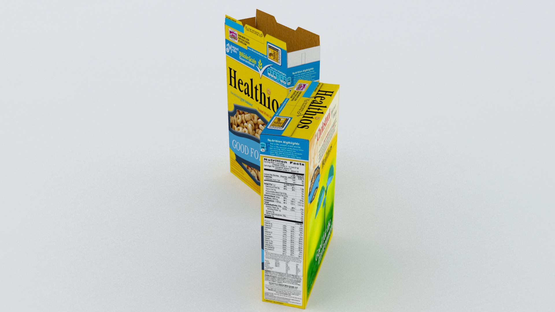 Cereal Box 3d Model