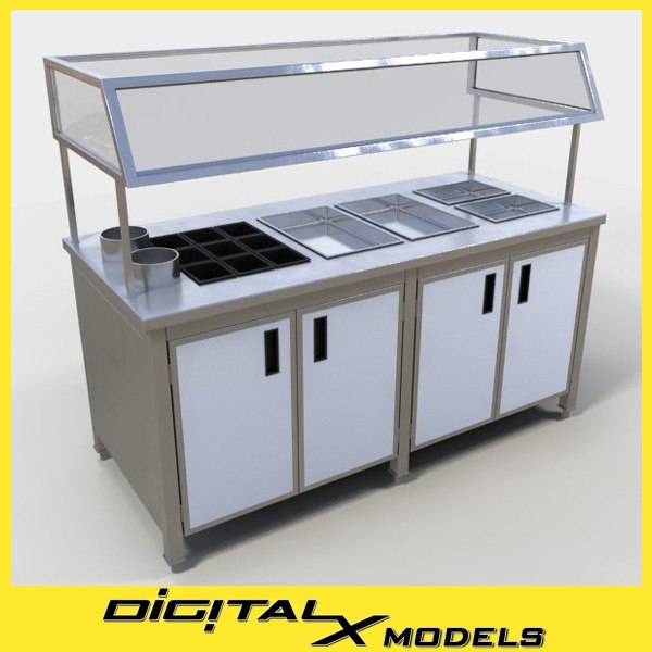 Buffet Table 3D Models for Download | TurboSquid