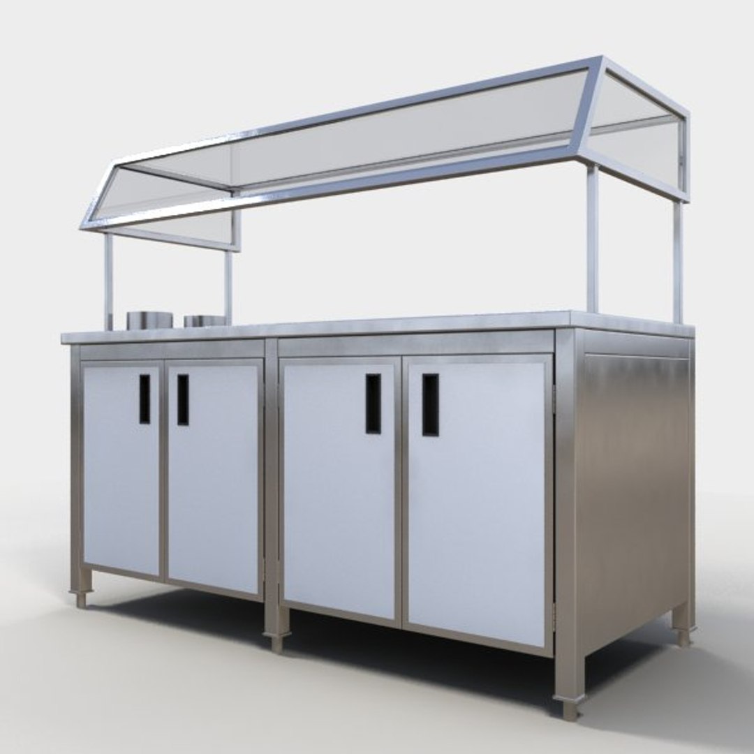 3ds Commercial Buffet Table