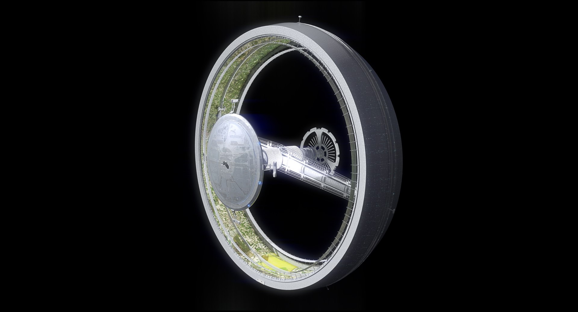 Max Futuristic Space Orbit