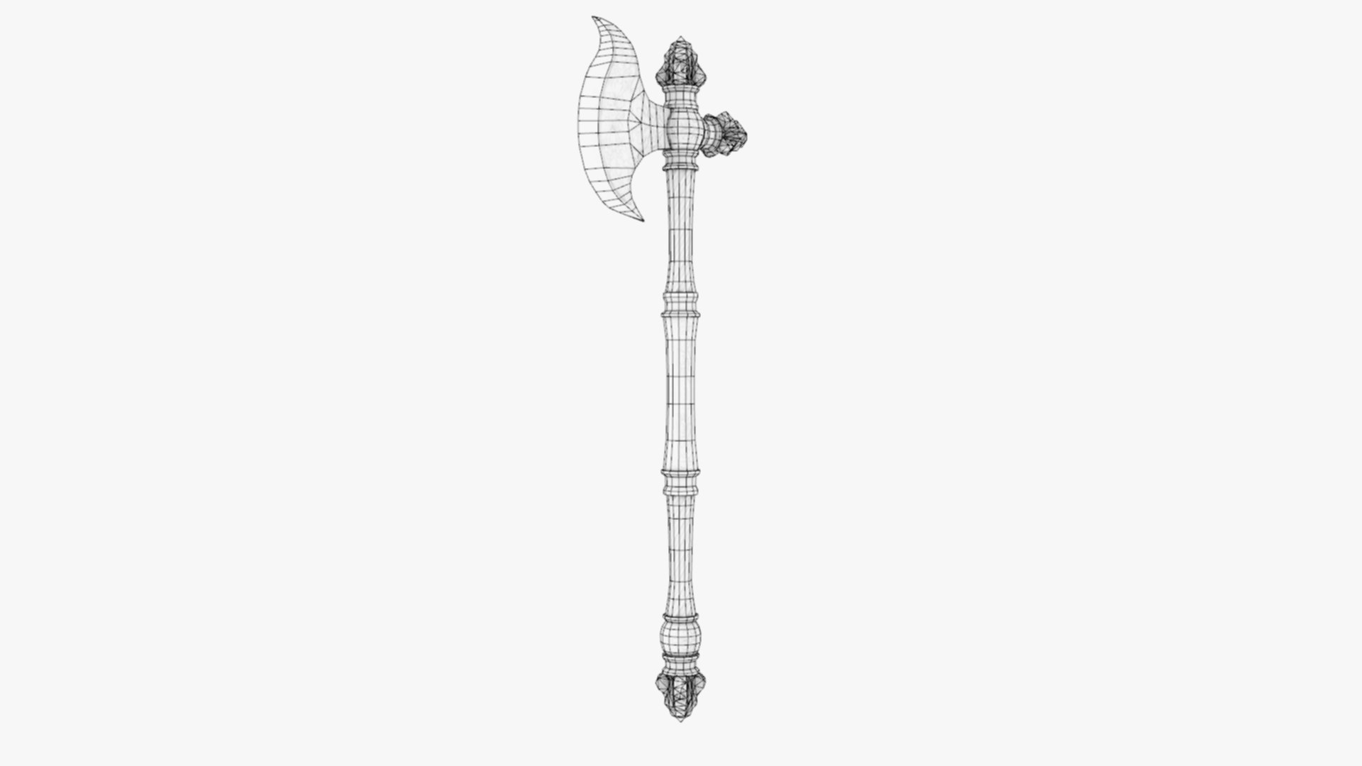Fantasy Axe RPG Parashu Battle Axe Great-axe Battle-axe Hand Battle Ax ...