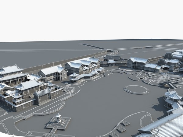 3D model Chinese Ancient City 1 - TurboSquid 1855706