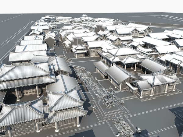 3D model Chinese Ancient City 1 - TurboSquid 1855706