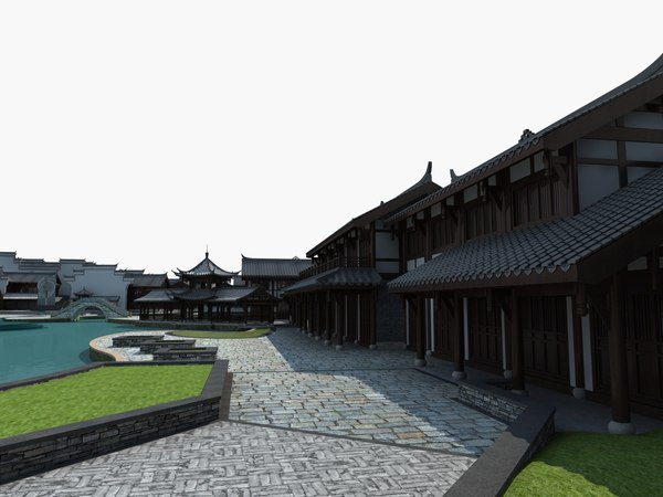 3D model Chinese Ancient City 1 - TurboSquid 1855706