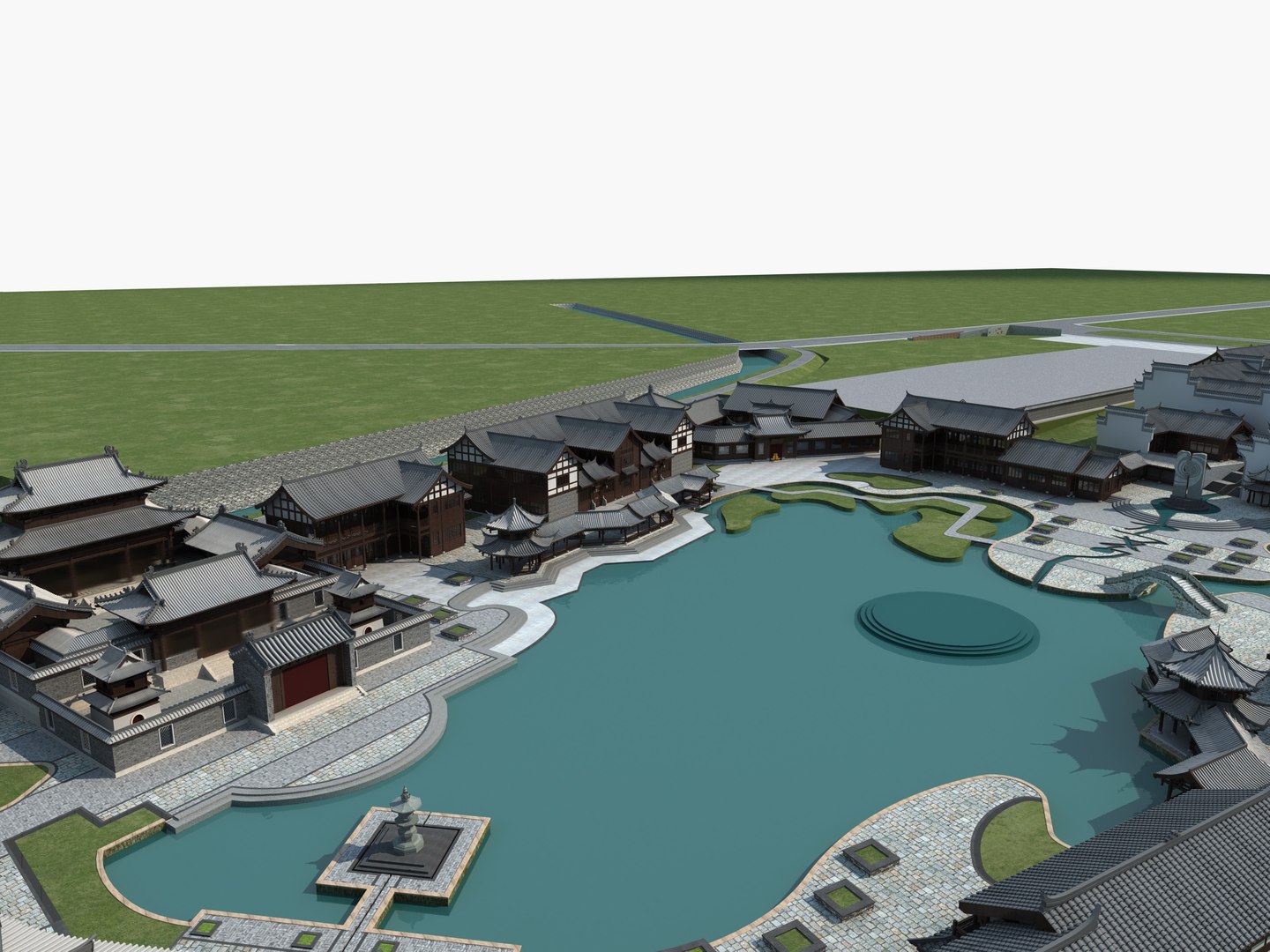 3D Model Chinese Ancient City 1 - TurboSquid 1855706