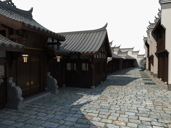 3D model Chinese Ancient City 1 - TurboSquid 1855706
