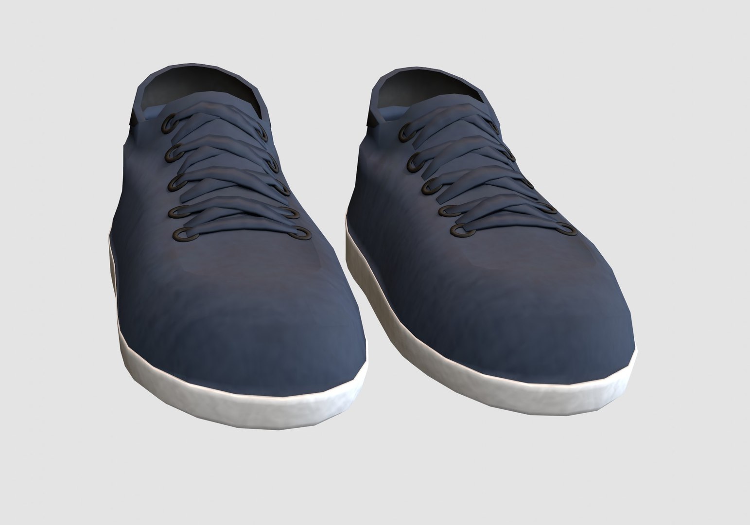 3D Blue Basic Shoes - TurboSquid 1906262
