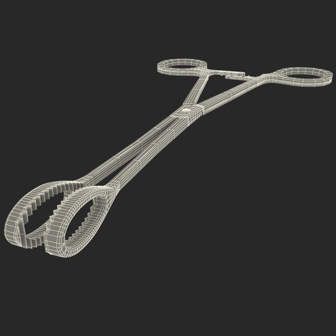 Sponge Forceps 3d Model