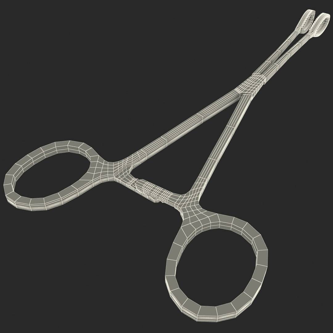Sponge Forceps 3d Model