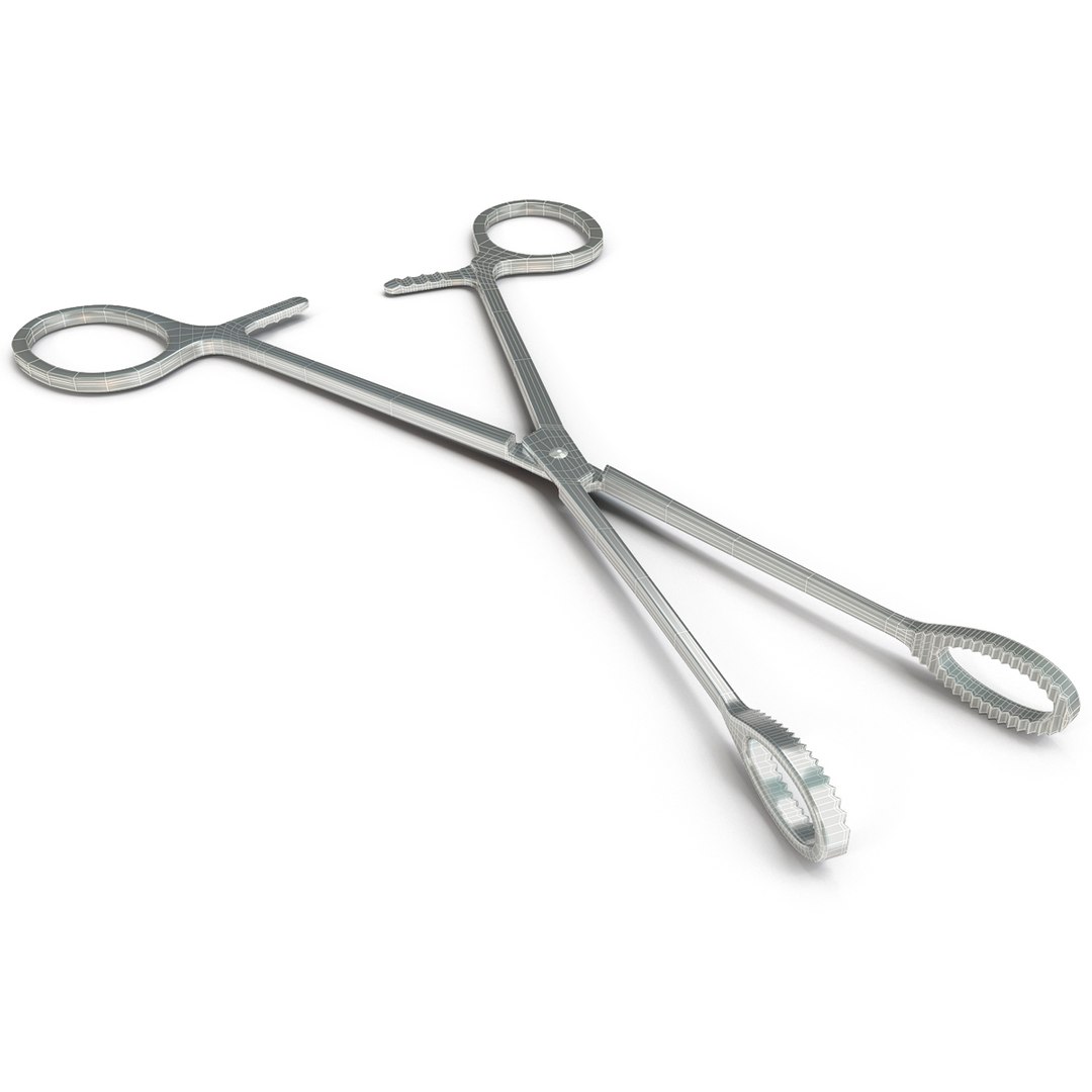 Sponge Forceps 3d Model