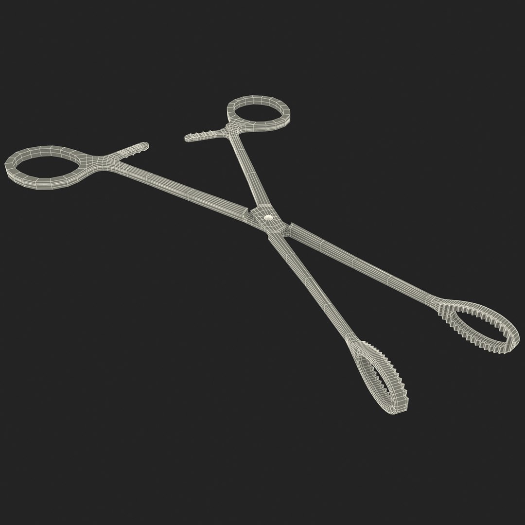 Sponge Forceps 3d Model