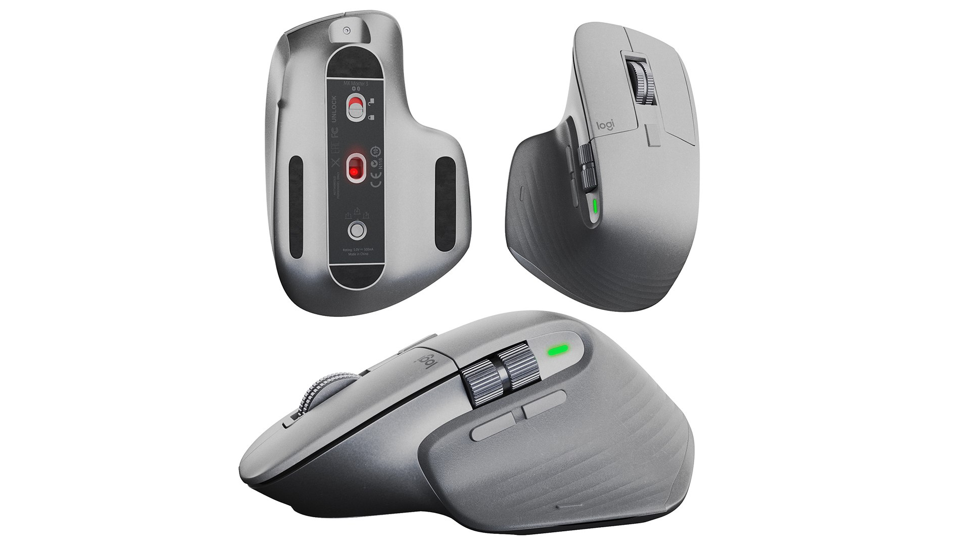 Logitech MX Master 3 3D Model - TurboSquid 2090560