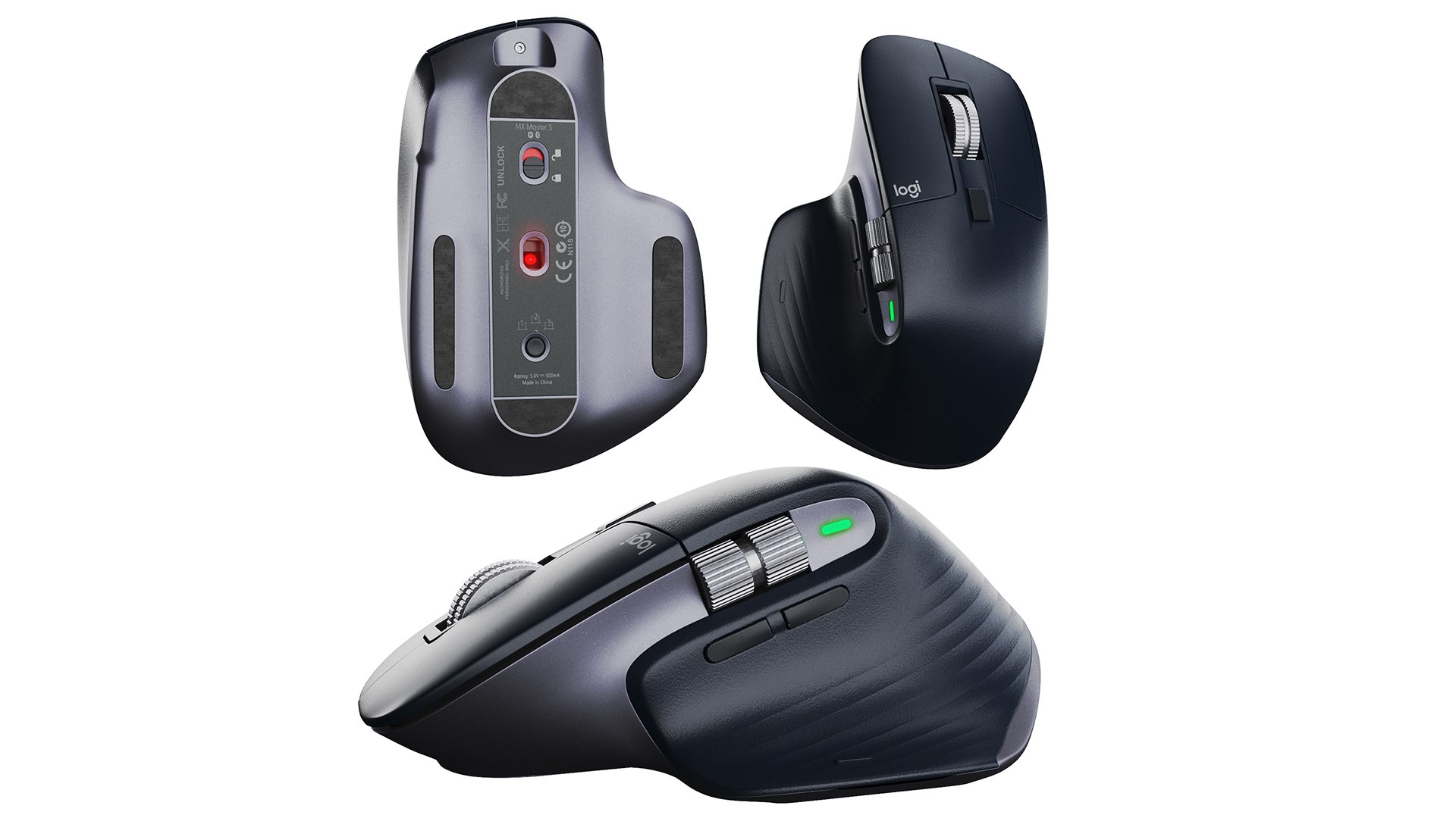 Logitech MX Master 3 3D Model - TurboSquid 2090560