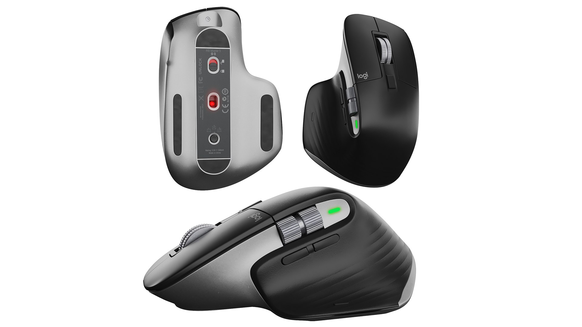 Logitech MX Master 3 3D Model - TurboSquid 2090560