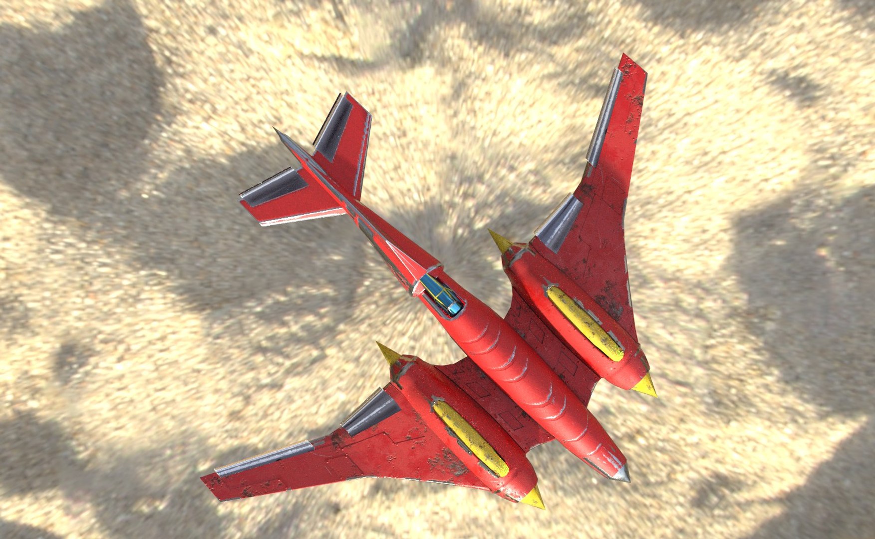 Scifi Racing Aircraft 3D Model - TurboSquid 1436525