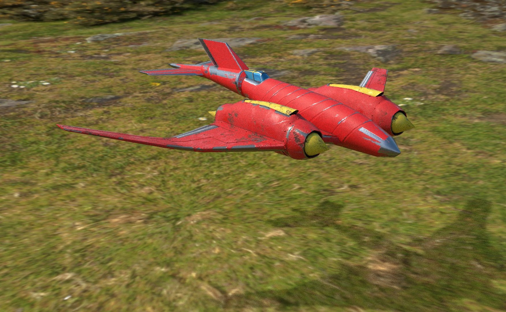 Scifi Racing Aircraft 3D Model - TurboSquid 1436525