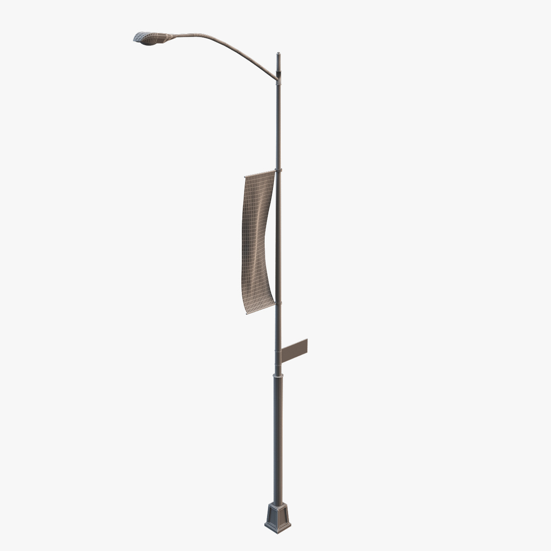 3dsmax City Street Lamp