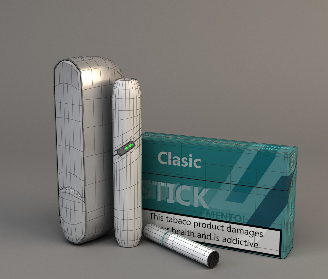 3D Iqos Heating Tobacco Model - TurboSquid 1708854