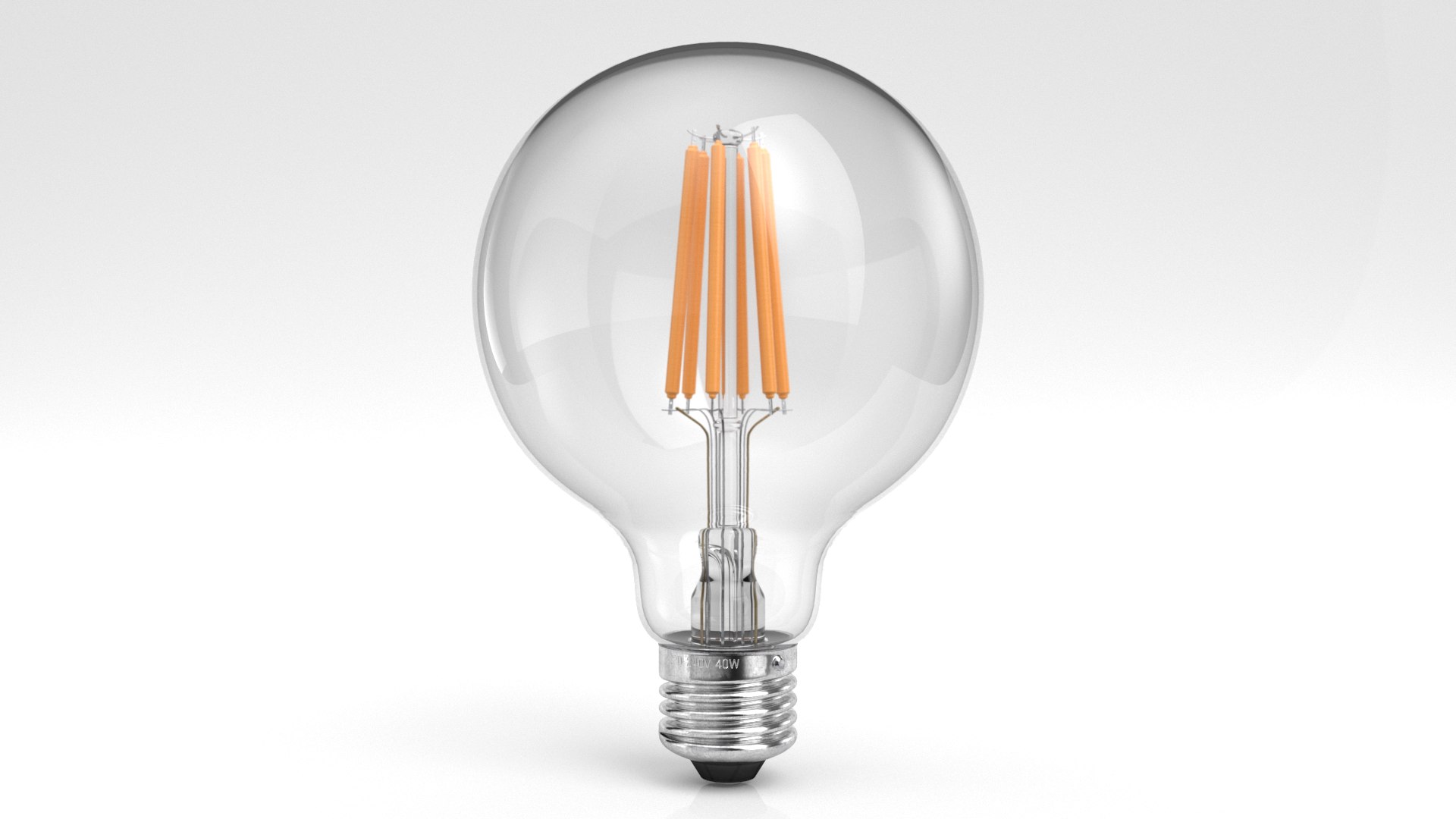 Light Bulb G95 LED 3D Model - TurboSquid 1868224