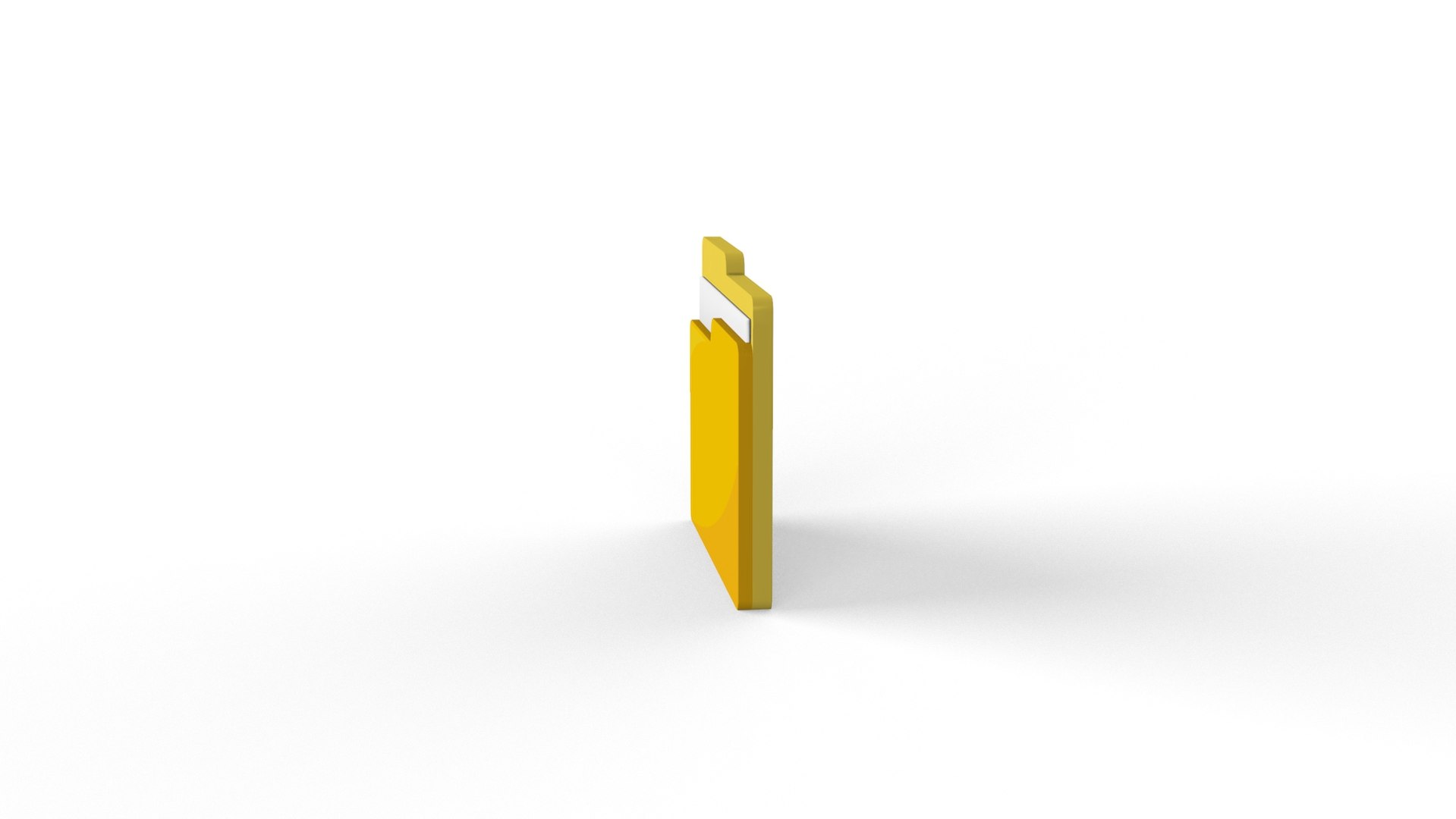 Folder Icon V001 3D Model - TurboSquid 2195166