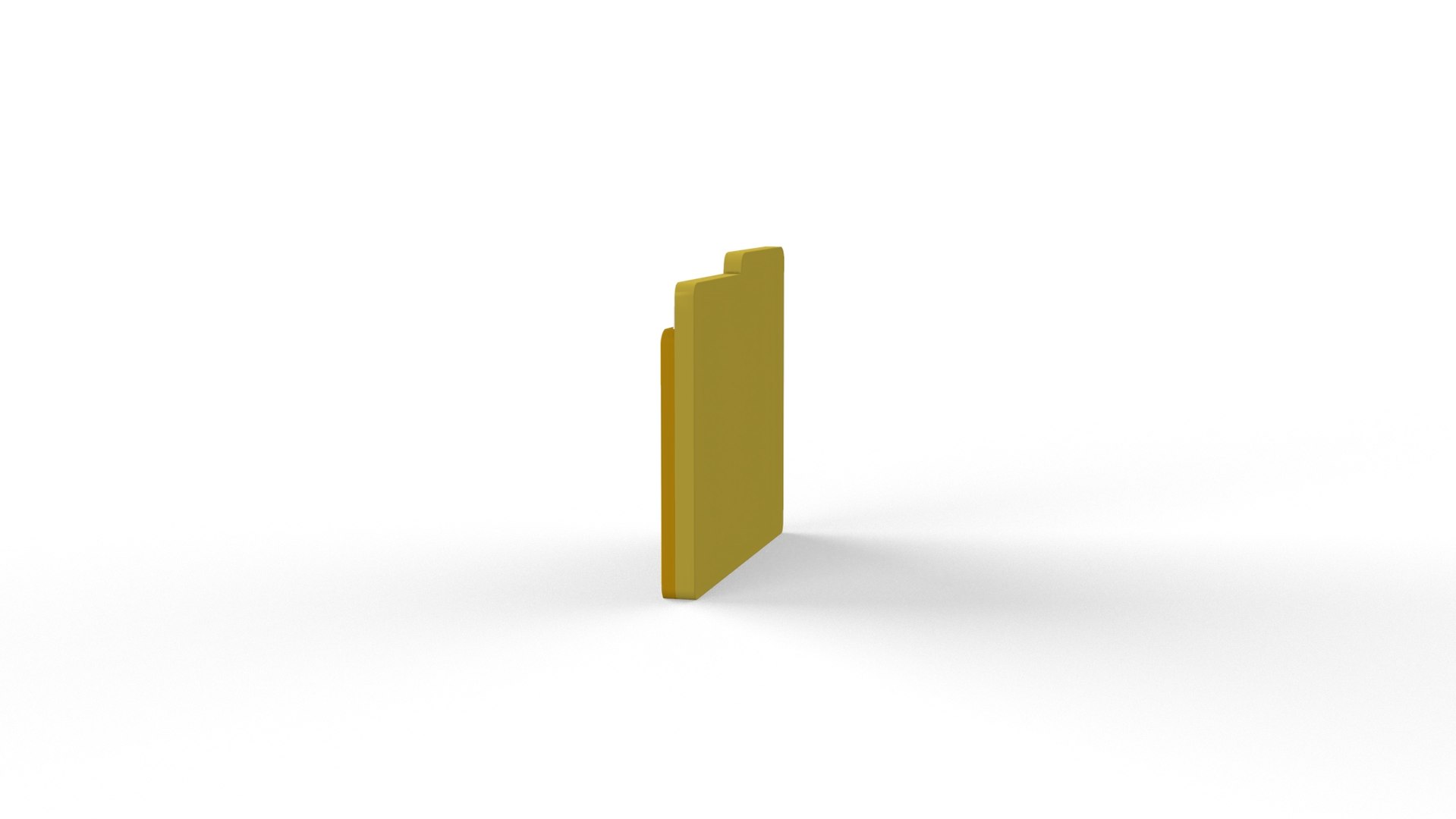 Folder Icon V001 3D Model - TurboSquid 2195166
