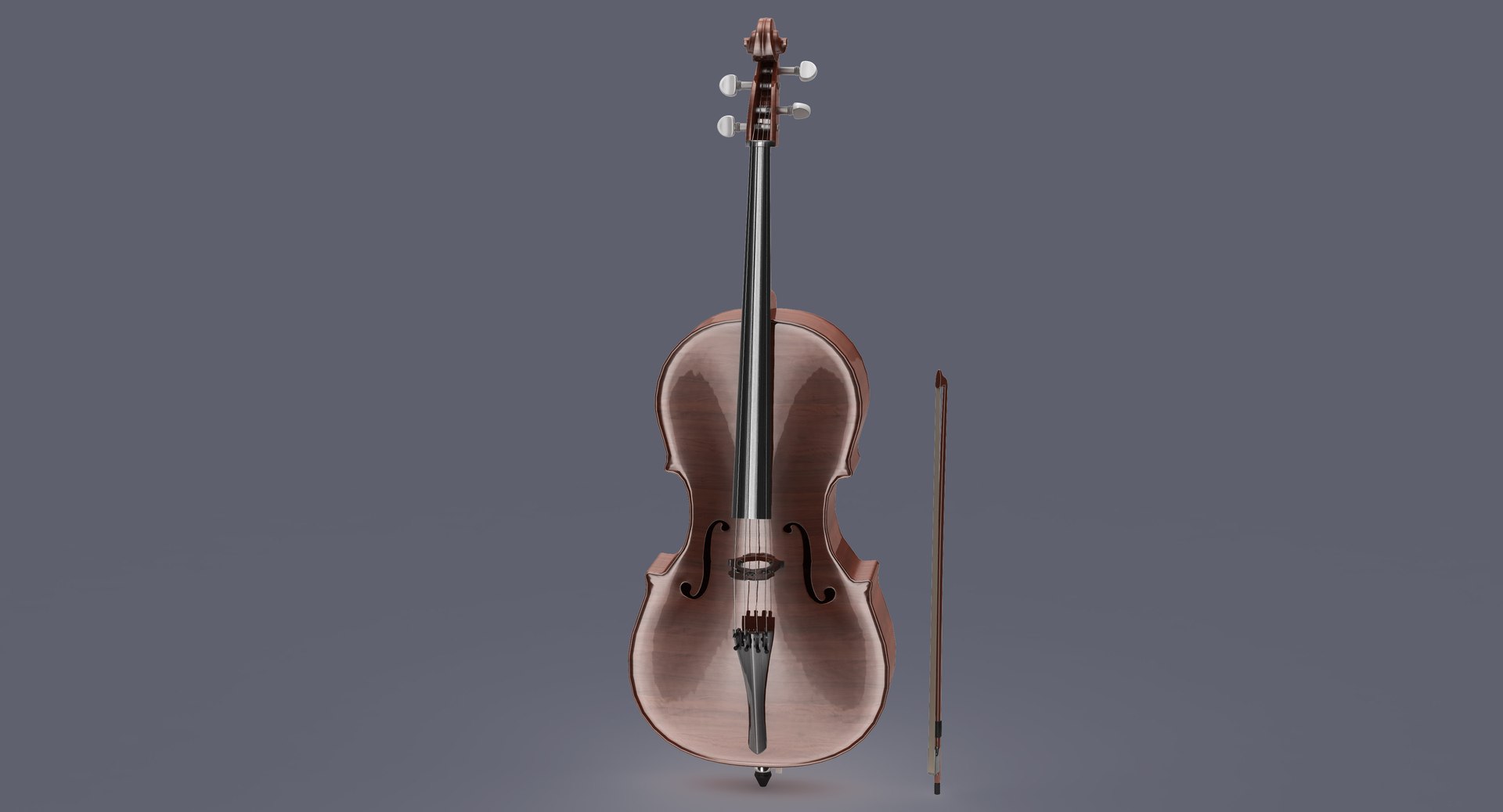 Cello Modeled 3D Model - TurboSquid 1428559