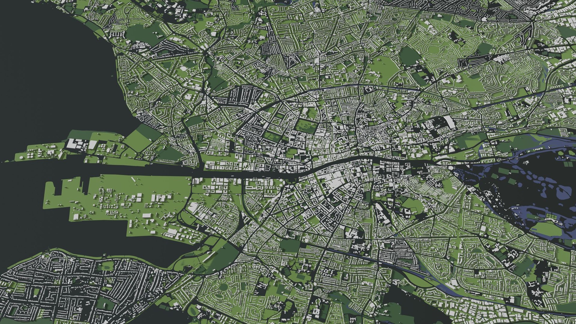 Dublin Ireland - City And Mass Buildings 3D - TurboSquid 2204331