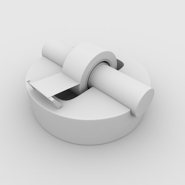 3d model tape dispenser