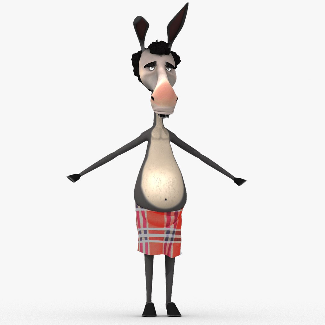 3d Humanoid Donkey
