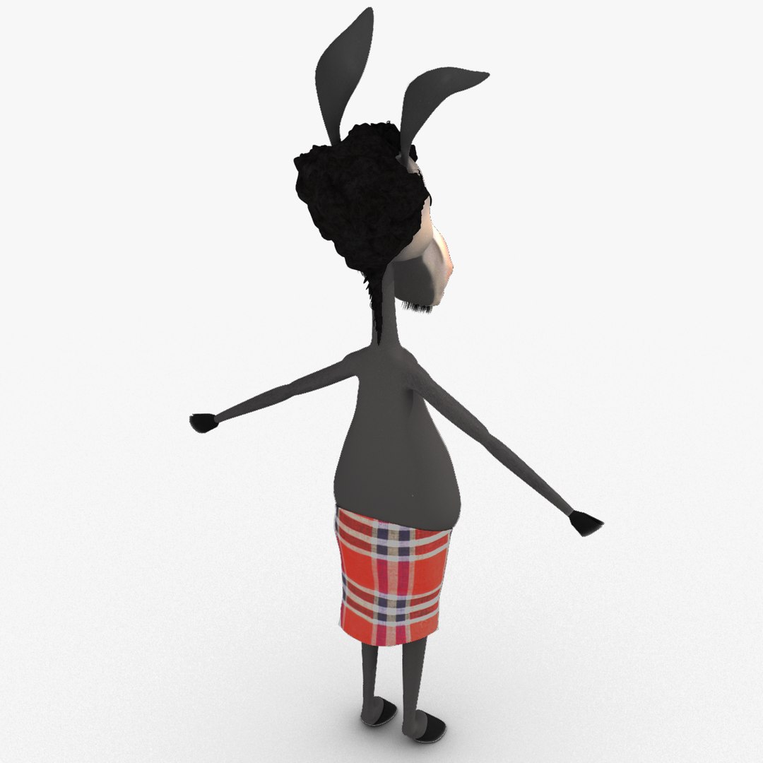 3d Humanoid Donkey