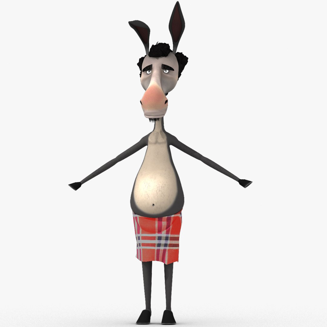 3d Humanoid Donkey