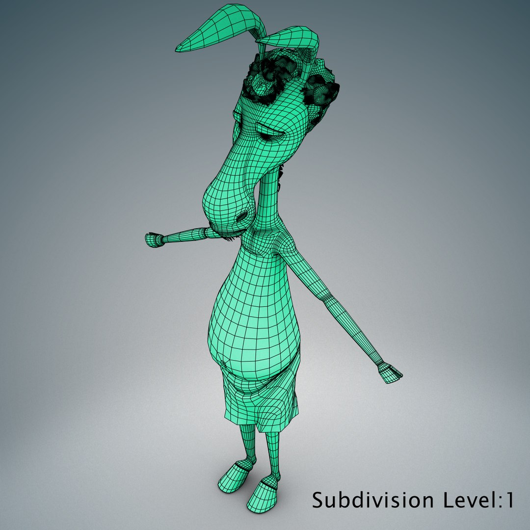 3d Humanoid Donkey