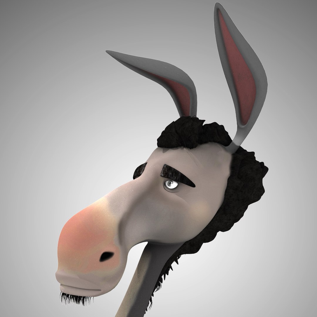 3d Humanoid Donkey