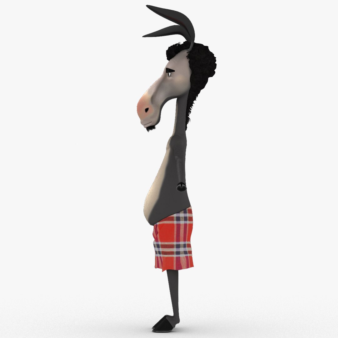 3d Humanoid Donkey