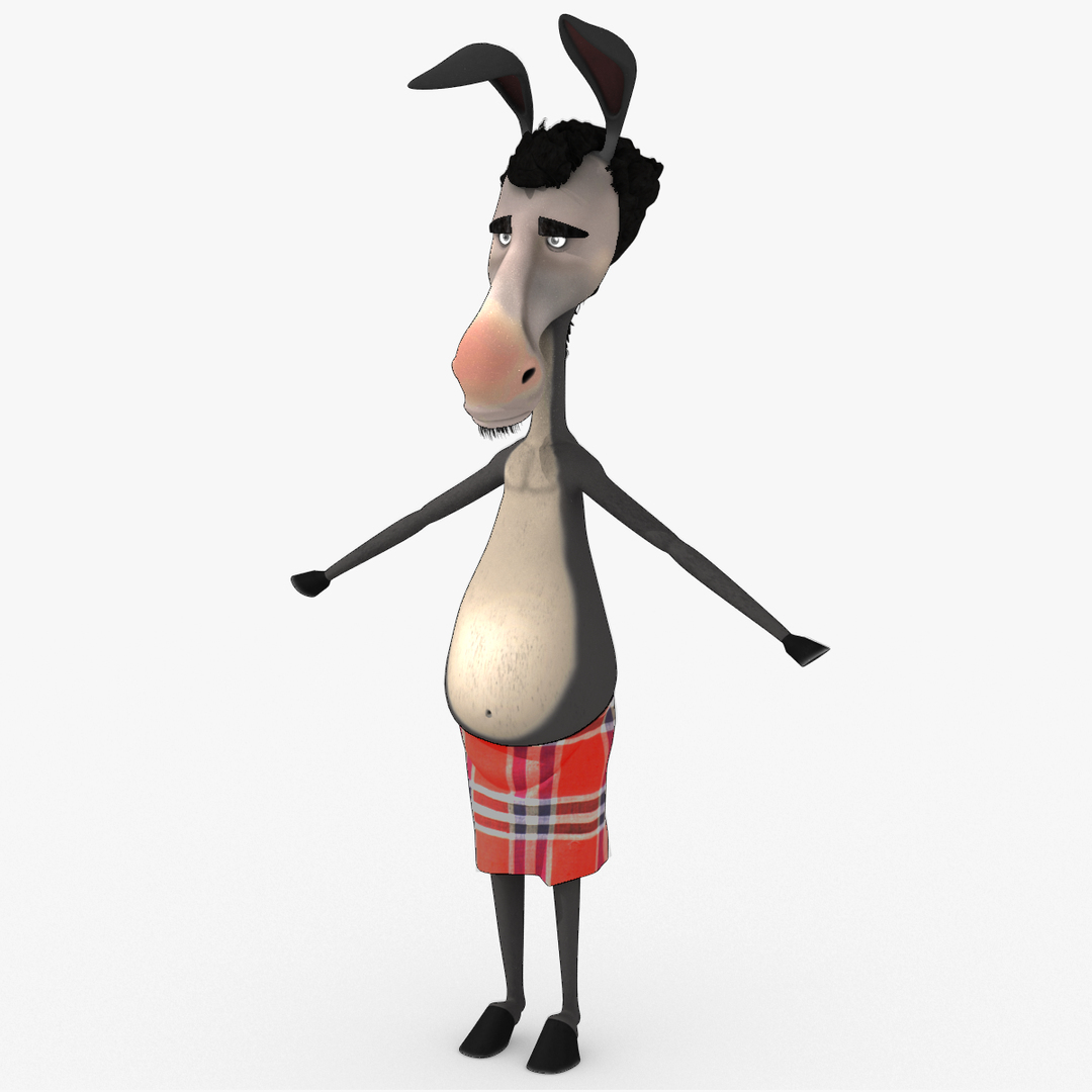 3d Humanoid Donkey