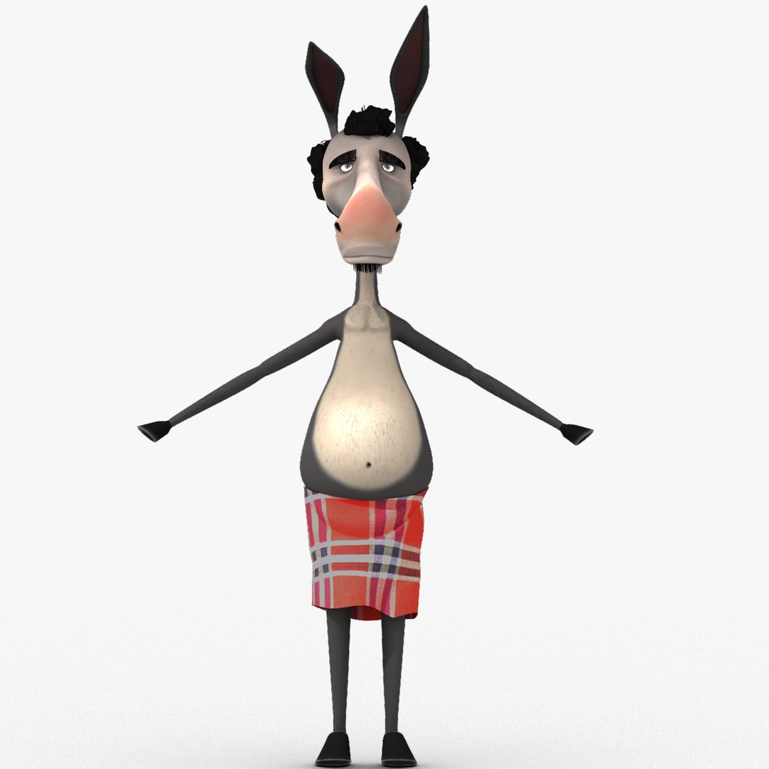 3d Humanoid Donkey