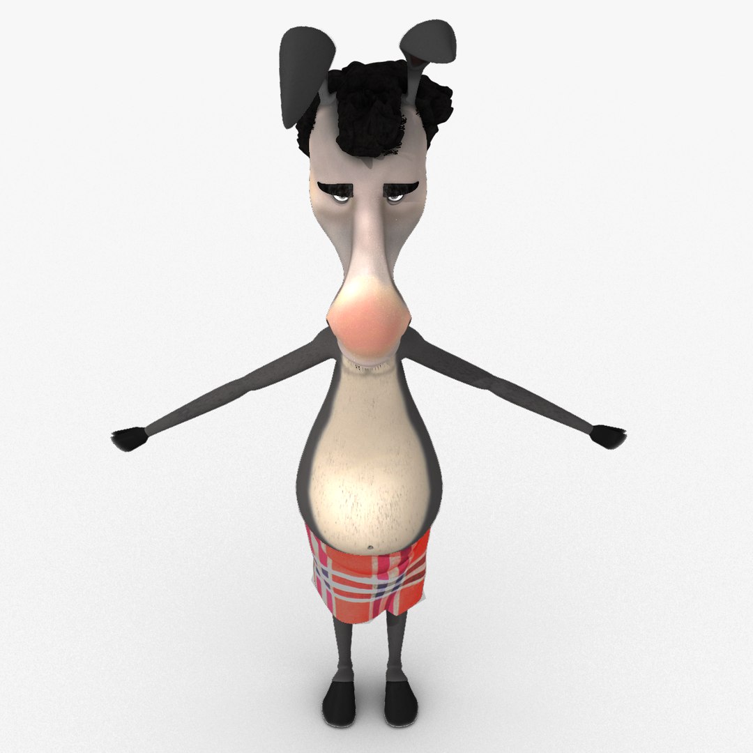 3d Humanoid Donkey